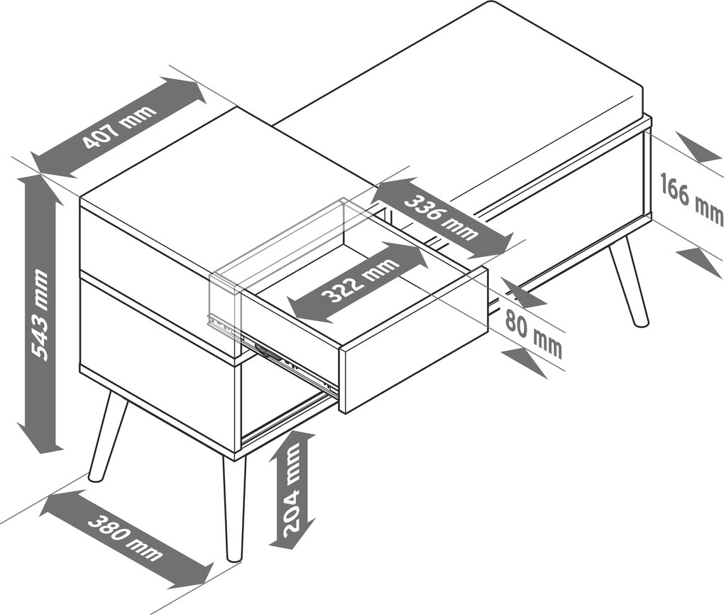 Tchibo - Lavice s přihrádkou na boty - barva: bílá