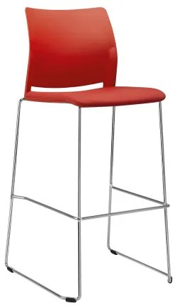LD SEATING - Barová židle TREND 527-Q s čalouněným sedákem