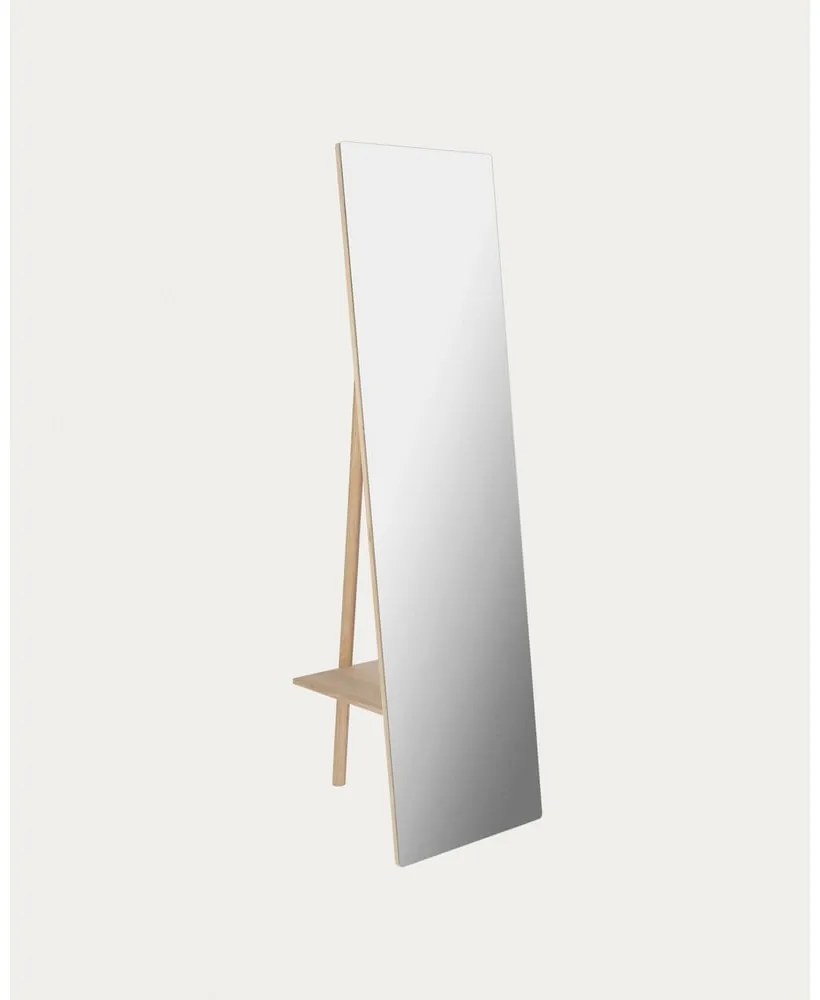 Stojací zrcadlo s dřevěným rámem 45x160 cm Keisy – Kave Home