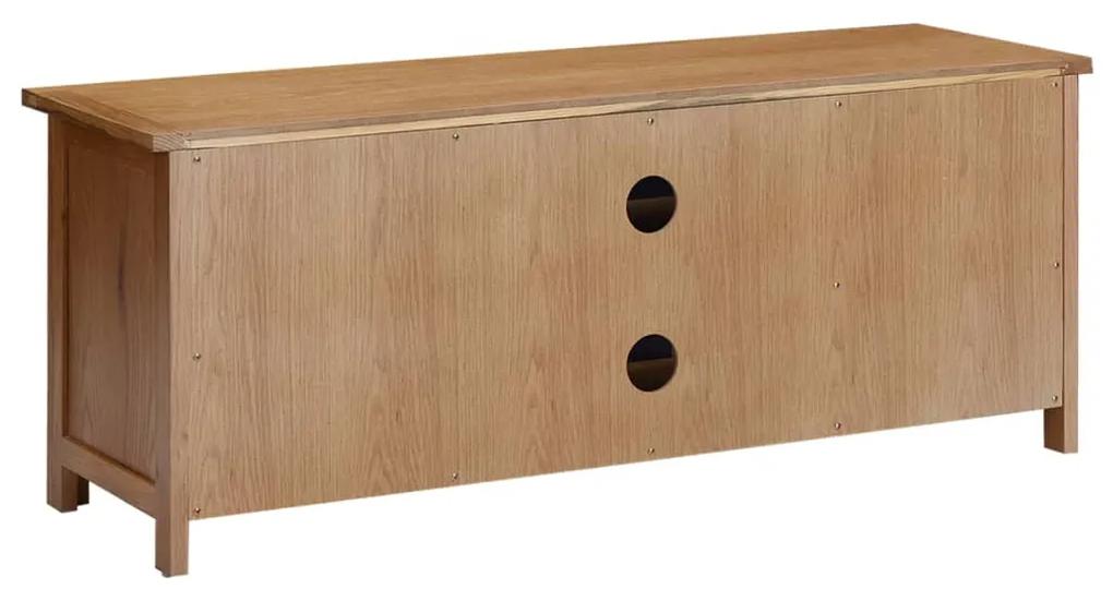 TV stolek 110 x 35 x 44 cm masivní dubové dřevo