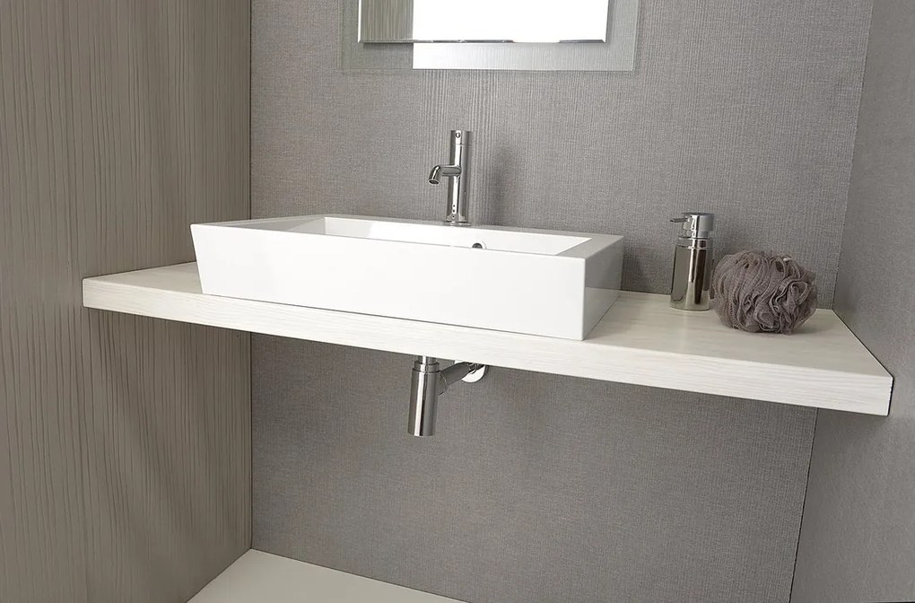 Sapho Avice AV095 deska 90 x 50 cm dub starobílý