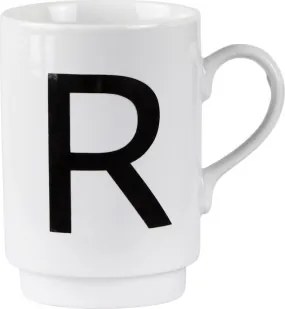 Porcelánový hrnek písmeno R