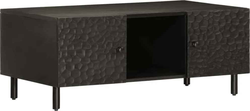 vidaXL Konferenční stolek 100 x 54 x 40 cm masivní mangovník [356903] Barva: Černá