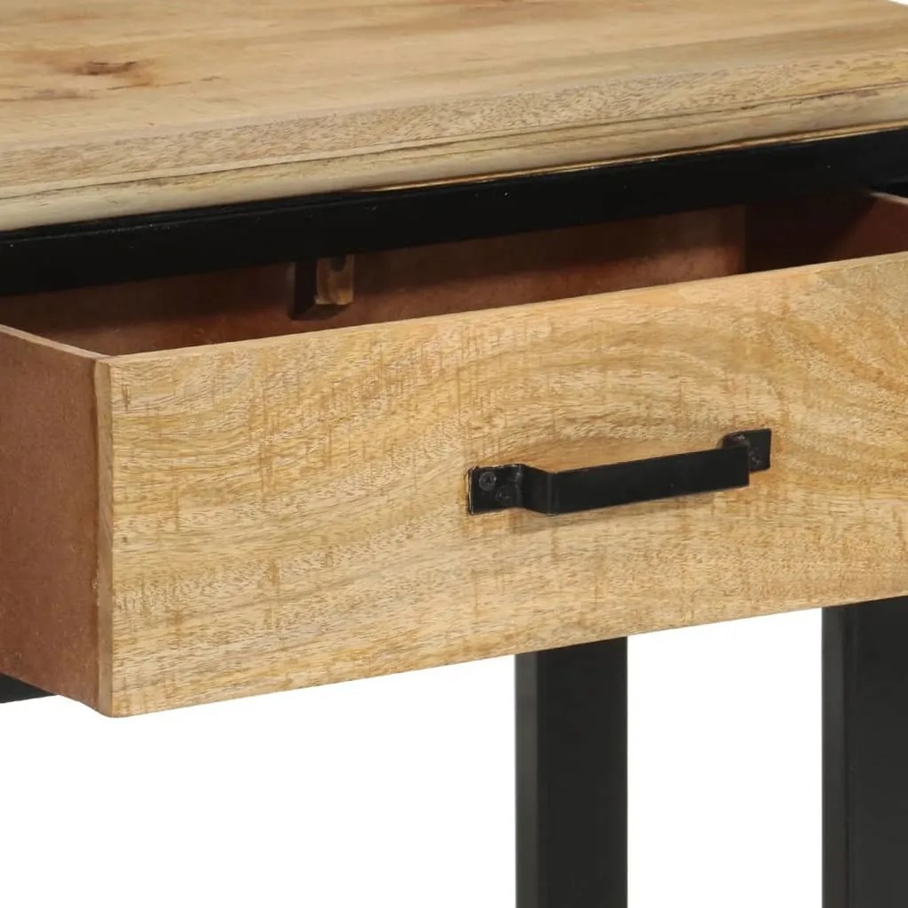 vidaXL Konzolový stolek 110x30x75 cm masivní hrubé mangovníkové dřevo [351618]