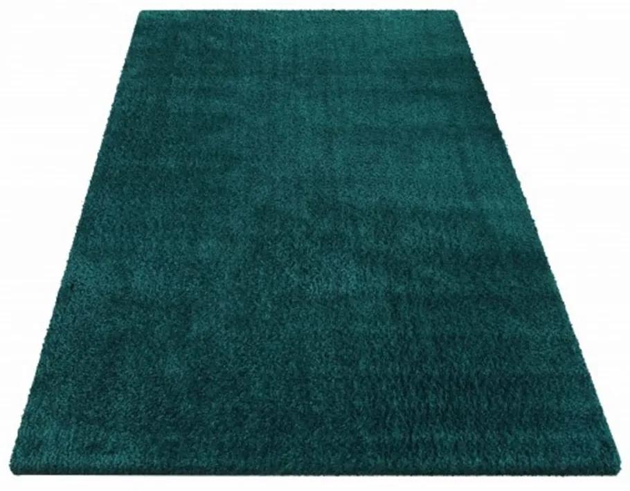 Kusový koberec Shaggy Kamel zelený, Velikosti 80x150cm