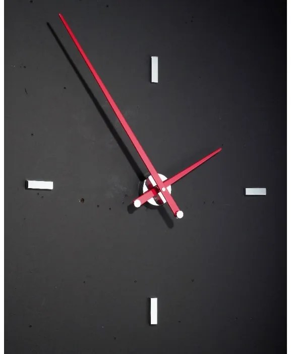 Designové nástěnné hodiny Nomon Tacon 4L red 100cm