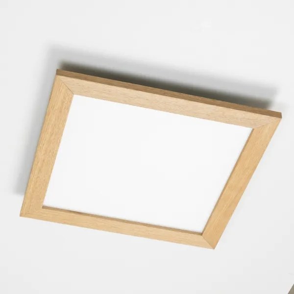 Eglo - LED RGB Stmívatelný přisazený panel SALOBRENA-C LED/40W/230V hnědá + DO