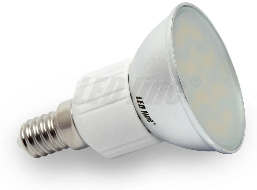 Ledin LED žárovka 5W 27xSMD E14 350lm TEPLÁ BÍLÁ
