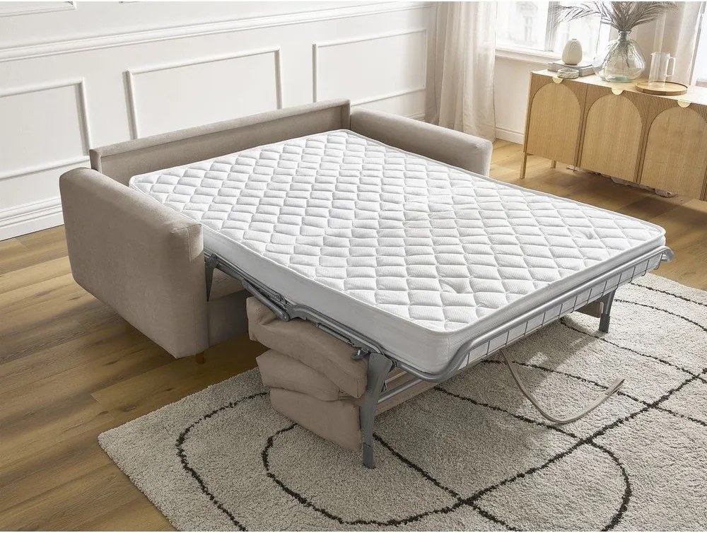 Taupe pohovka na každodenní spaní/rozkládací 200 cm Cocoone – Bobochic Paris