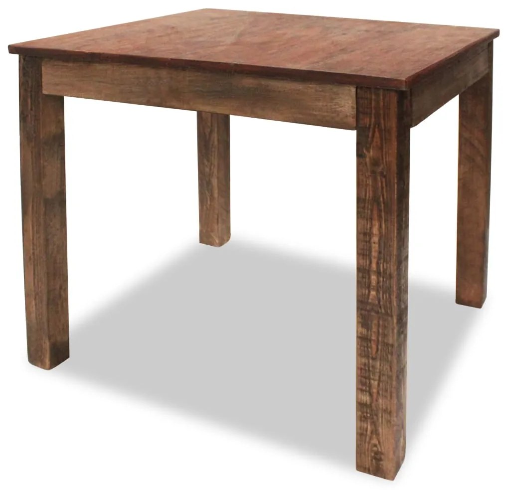 244495 vidaXL Jídelní stůl, masivní recyklované dřevo, 82x80x76 cm