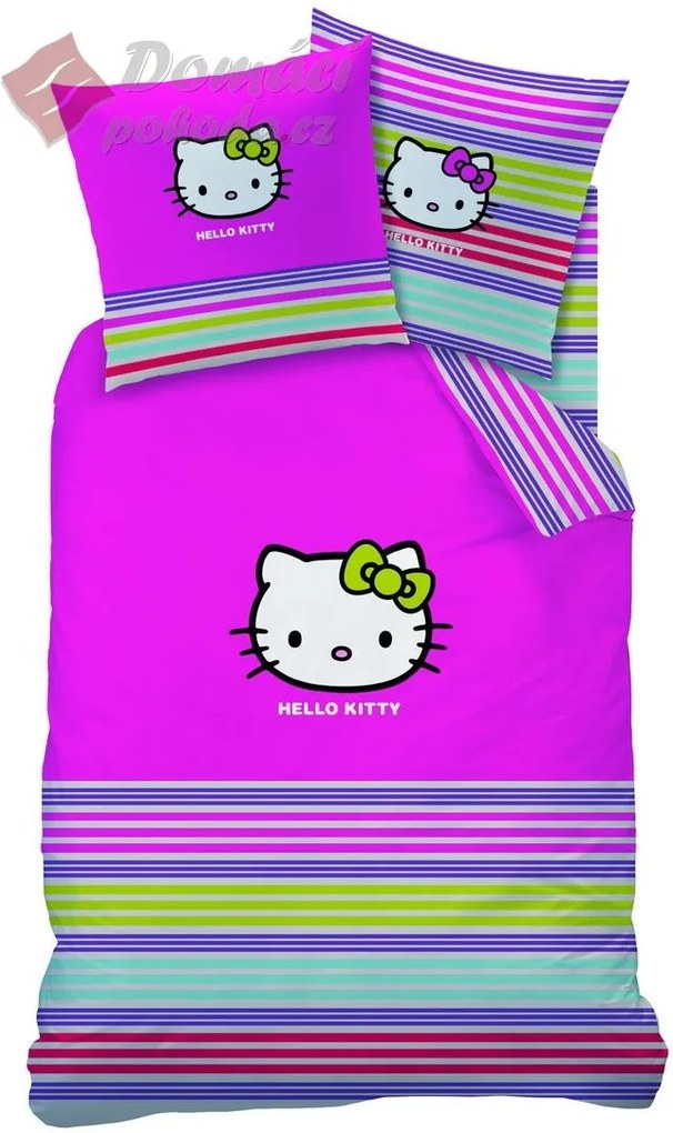 CTI Povlečení Hello Kitty Sarah Summer  - 140x200, 63x63 cm