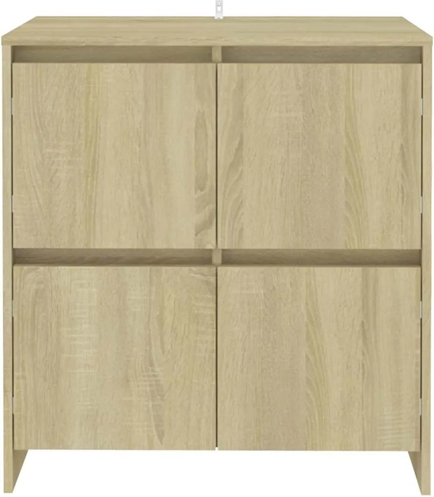 Příborníky 2 ks dub sonoma 70 x 41 x 75 cm kompozitní dřevo 3098091