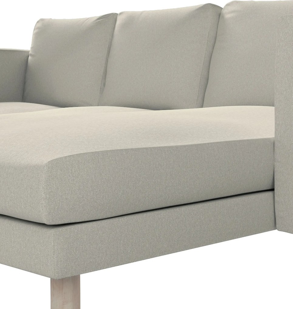 Potah na pohovku IKEA Norsborg 3-místná se šezlongem barva béžová látka pletený vzor