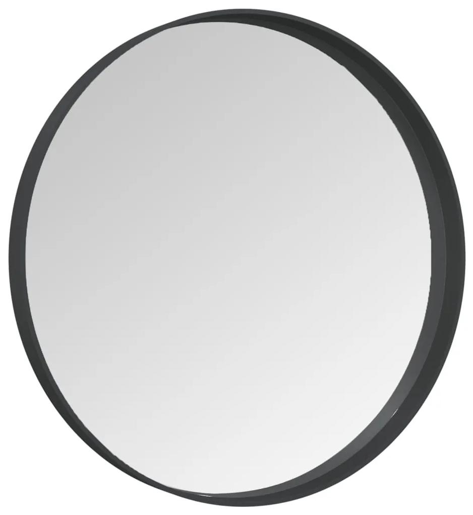 Nástěnné zrcadlo černé 40 cm - Default Title