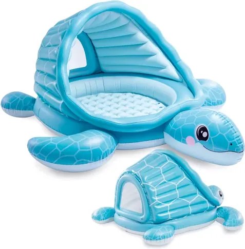 Nafukovací bazén se stříškou 218 × 206 × 97 cm Turtle Cove Playland, I48677NP