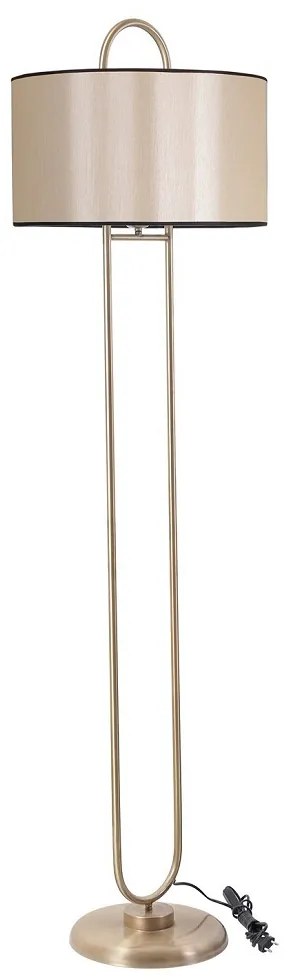 Designová stojanová lampa Kahlilia 170 cm krémová