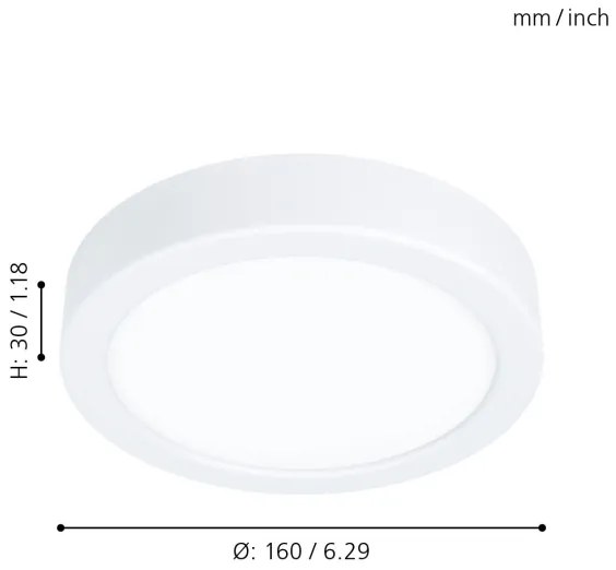 Eglo 99225 - LED Stropní svítidlo FUEVA 5 LED/10,5W/230V