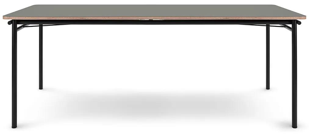 Rozkládací jídelní stůl Taffel, 90 x 200-320 cm, více variant - Eva Solo Barva: černá