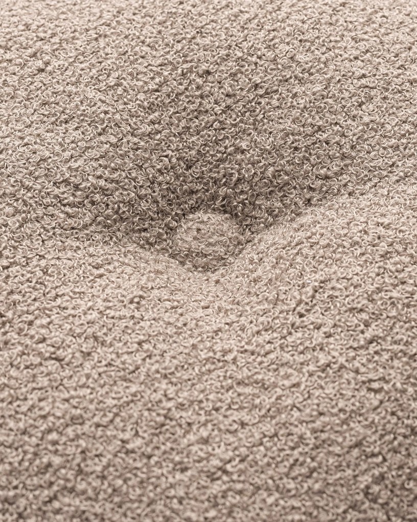 Sametový polštář s knoflíkem barva růžová látka pletený vzor