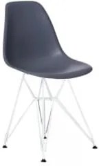 Židle DSR, tmavě šedá (RAL 9003)