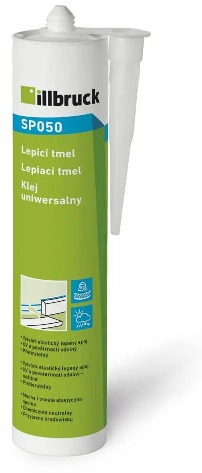 Lepidlo montážní Illbruck SP050 , 310ml, bílá