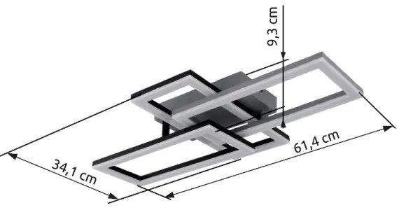 Globo 67328-24O - LED Stropní svítidlo SAPENA LED/24W/230V