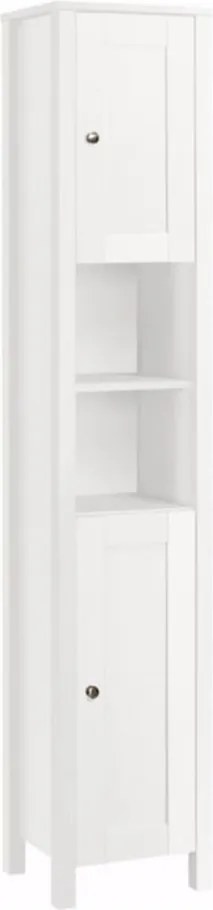 Bílá dřevěná vysoká skříňka Støraa Jenny, šířka 35 cm