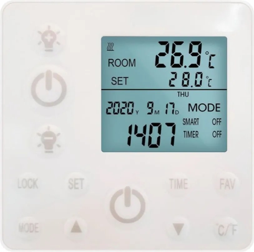 Stropní Infrapanel CEILING LED 370W | Výhřevnost 6.5 m2 | 65x63 cm | LED světlo | Bezdrátový termostat