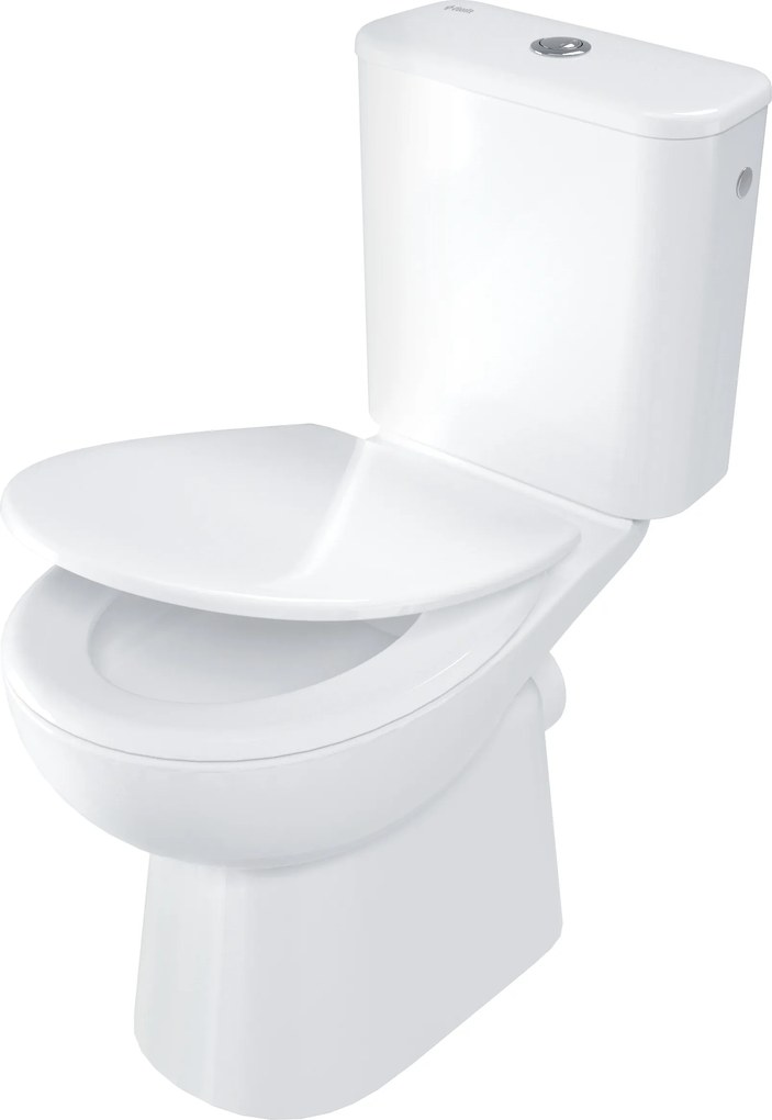 Deante Deante, WC kombi 635x350x755 mm + toaletní WC sedátko, bílá lesklá, DEA-CDFD6RPS