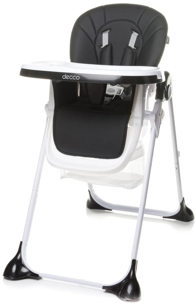 4Baby Jídelní židlička DECCO barva BLACK