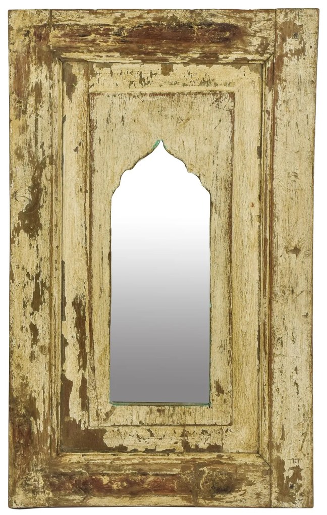 Sanu Babu Zrcadlo v rámu z teakového dřeva, 38x5x62cm