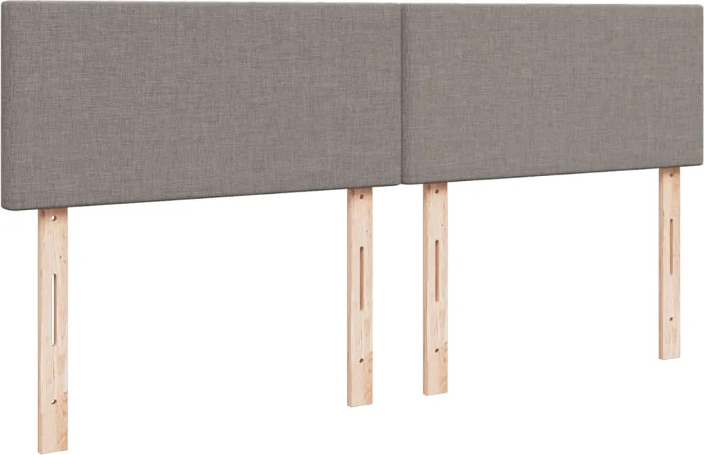 Box spring postel s matrací taupe 180x200 cm textil 3285964