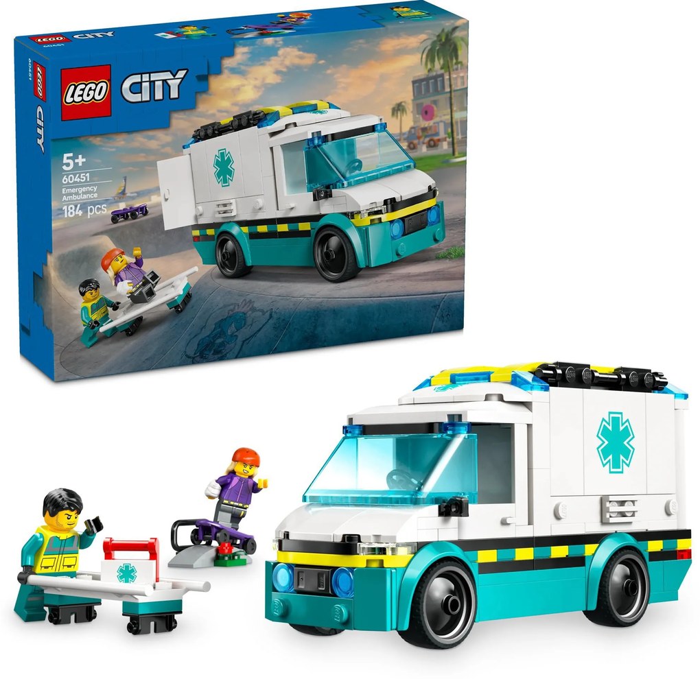 Lego city 60451 sanitka 5702017812410