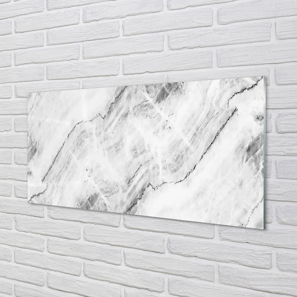 Obraz na skle Marble kamenná zeď 100x50 cm