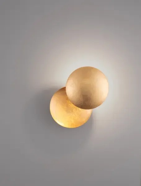 Designové nástěnné svítidlo Solei zlatá