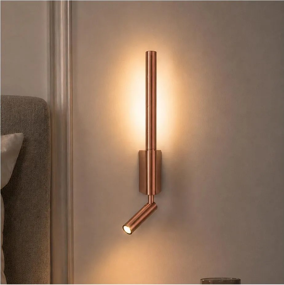 Brilagi -LED Nástěnné bodové svítidlo VIXON LED/3W/230V + LED/5W bronzová CRI 90