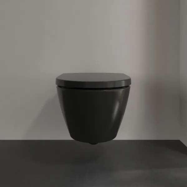 Villeroy & Boch 5614R0R7 - Závěsné WC SUBWAY keramika/černá