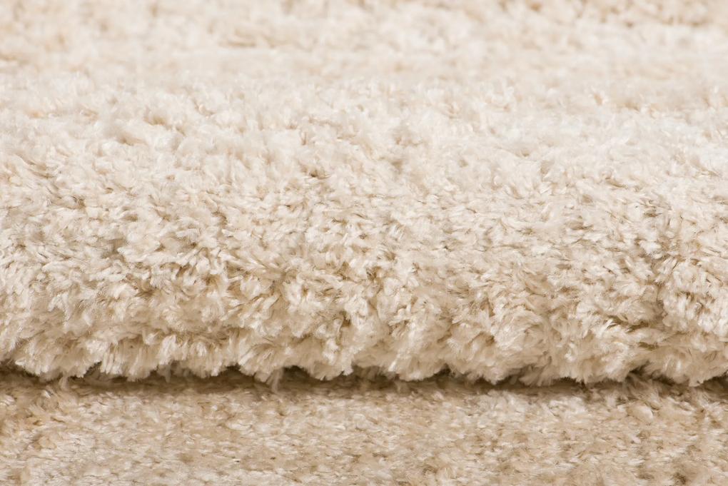 Chemex Moderní koberec Versay Shaggy - světle béžový Rozměr koberce: 80x150 cm
