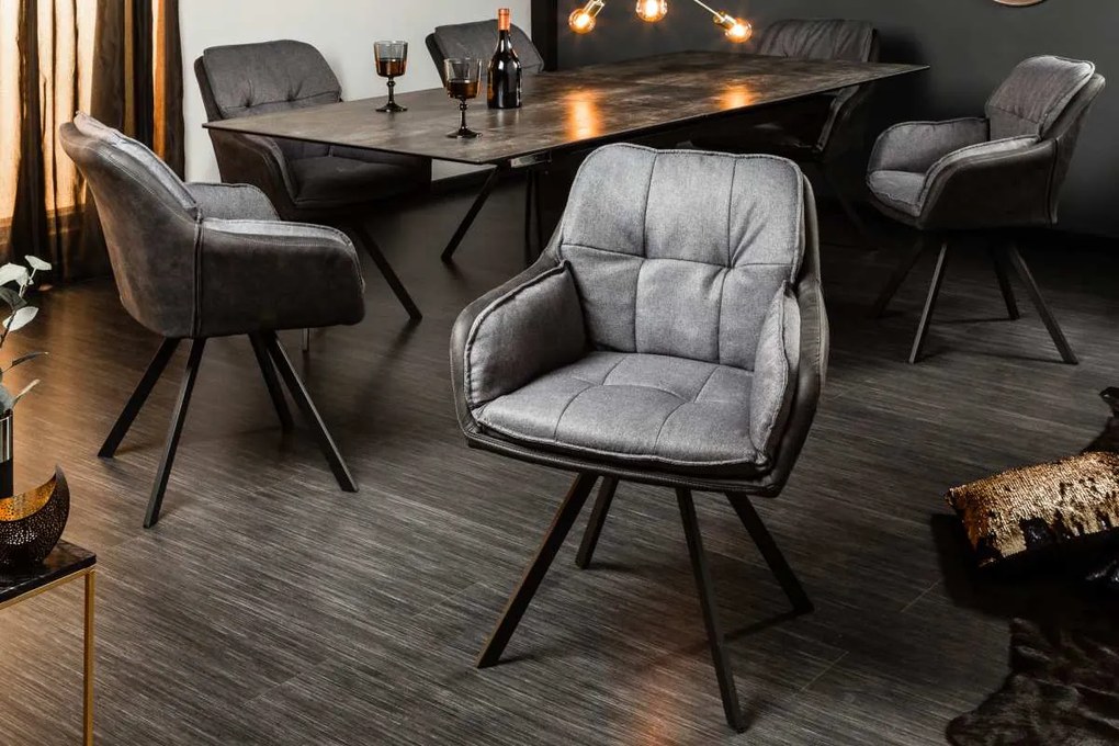 Designová židle Joe, antracit