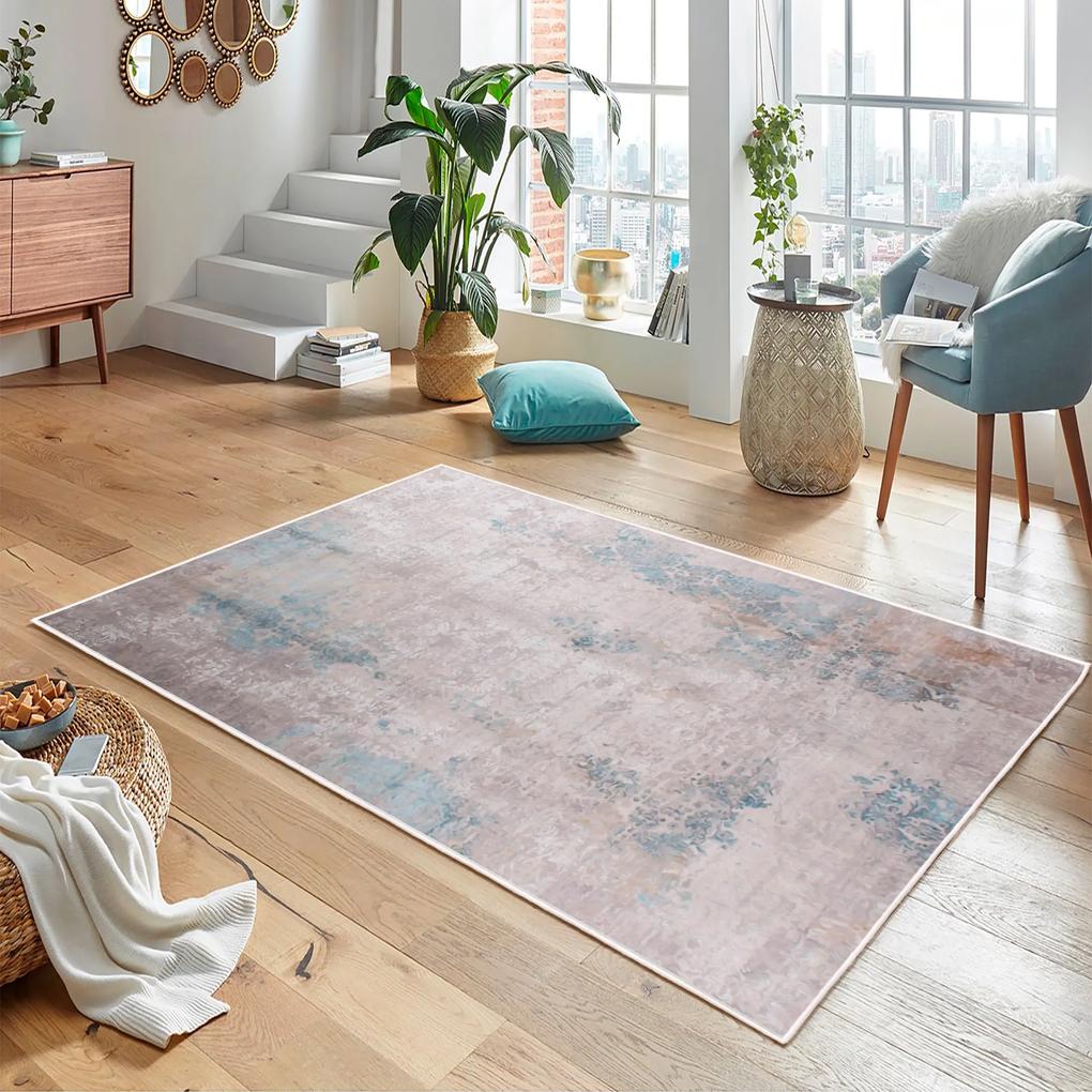 Conceptum Hypnose Kusový koberec WOOBTNY0186, Růžová, 160 x 230 cm