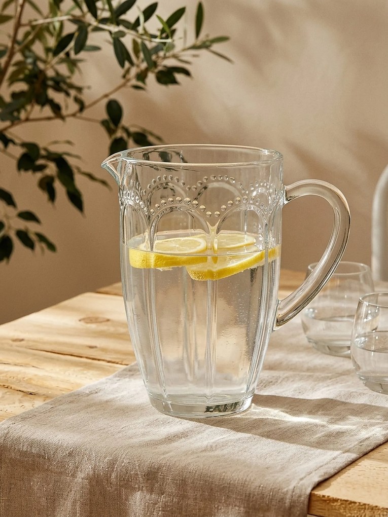 Sinsay - Skleněný džbán se zdobením - clear