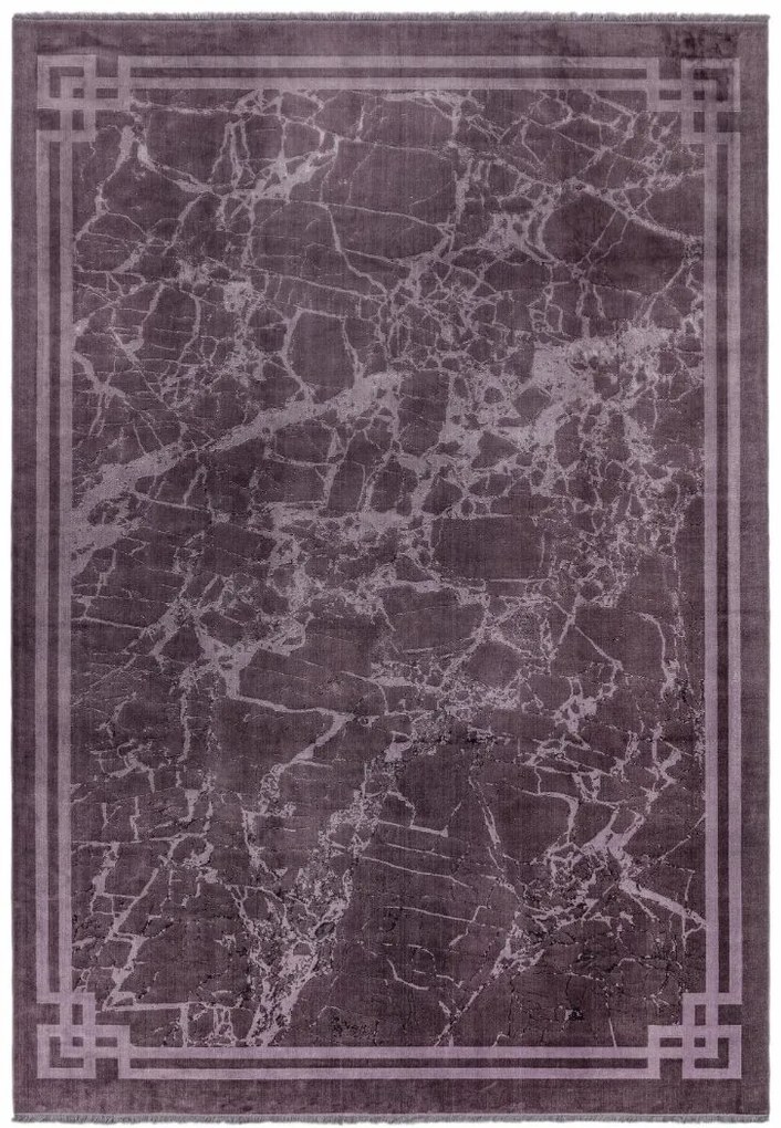 Fialový koberec Volti Border Purple Rozměry: 160x230 cm