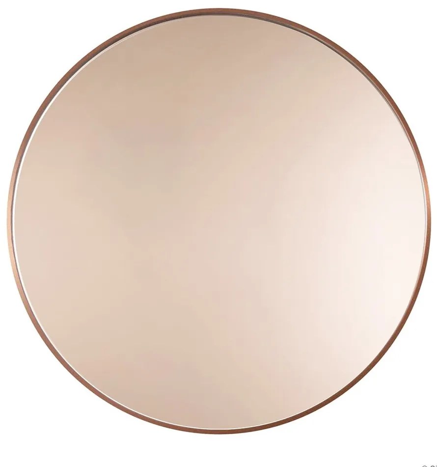 Zrcadlo Scandi Mono copper Rozměr: Ø 80 cm