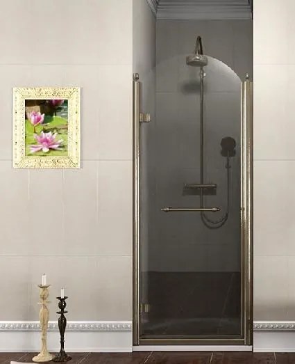 Gelco Antique - Sprchové dveře otočné, 900 mm, levé, Coated Glass, čiré sklo GQ1290LC