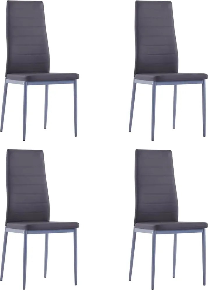 5dílný jídelní set šedý 281695