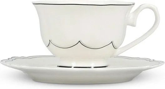 Bílé šálky v sadě 2 ks z kostního porcelánu 190 ml Odette – S|P Collection