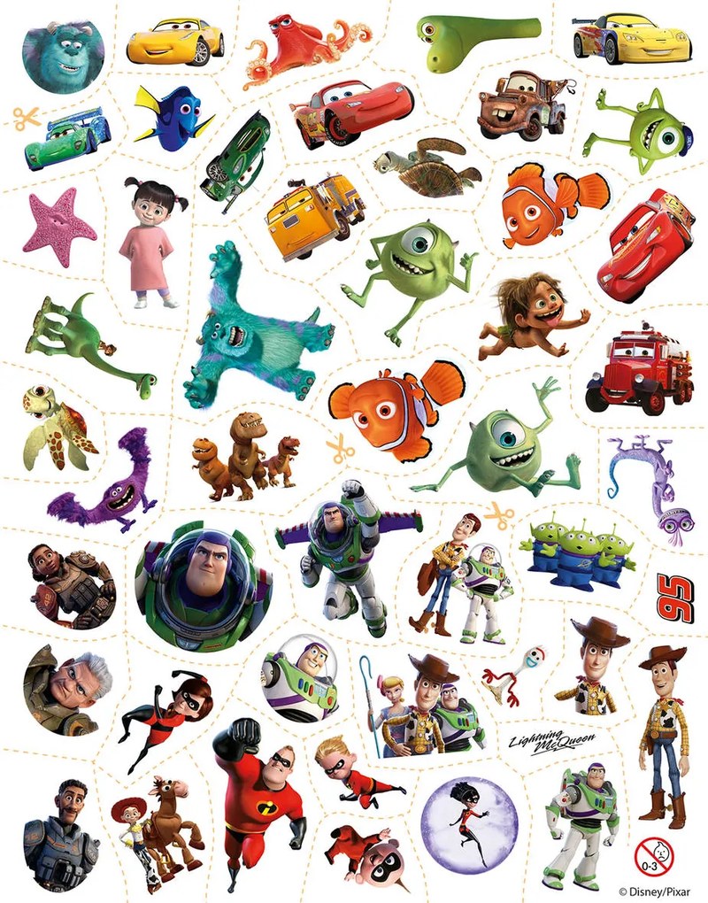 JIRI MODELS 100 tetování + omalovánky Disney pro kluky 7