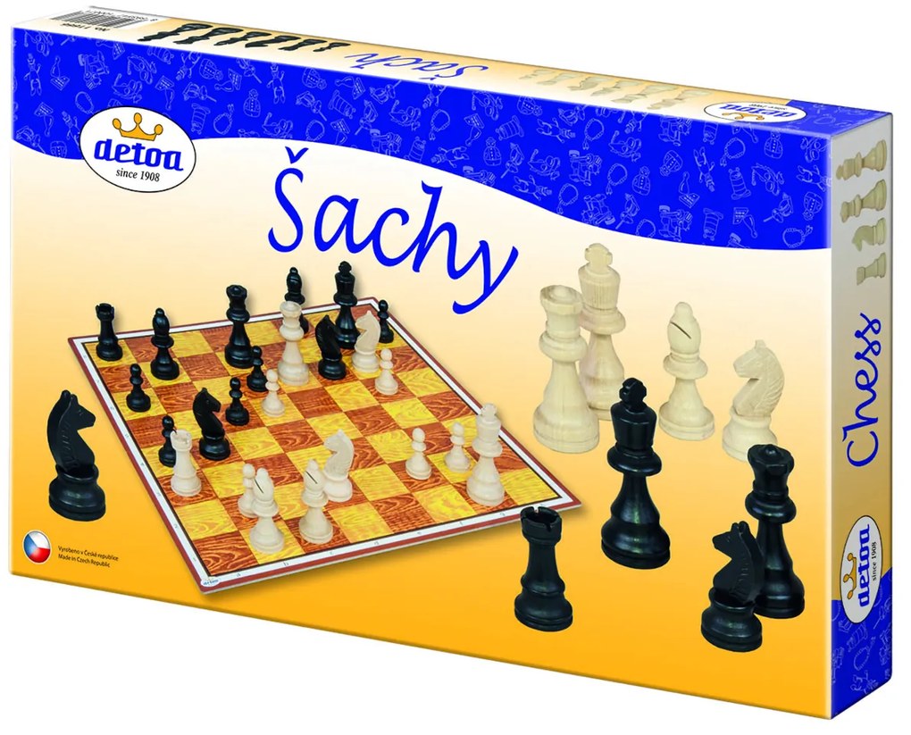 Detoa Dřevěné šachy