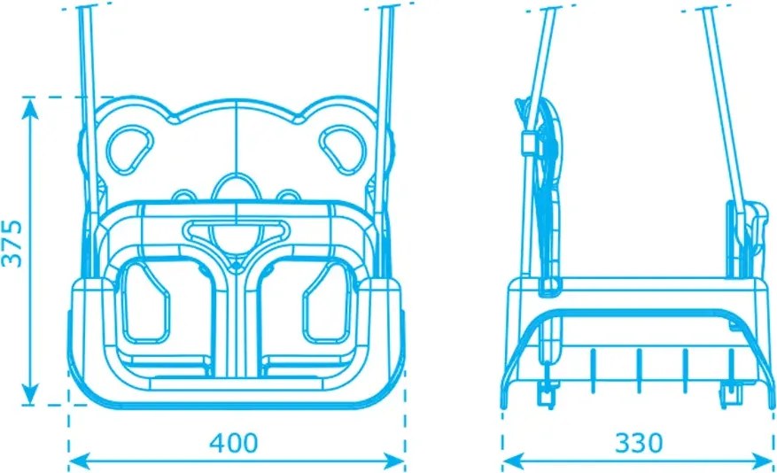 Smart4Play | Marimex Play Závěsná houpačka Trix 2.0 - zelená | 11640667