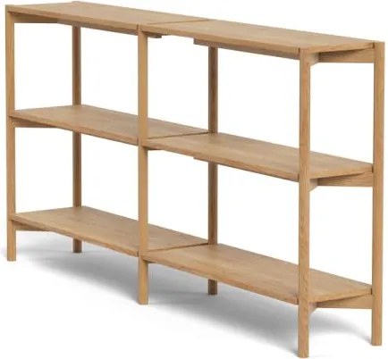 ACTONA Knihovna BRAIDWOOD dub 169x30 cm